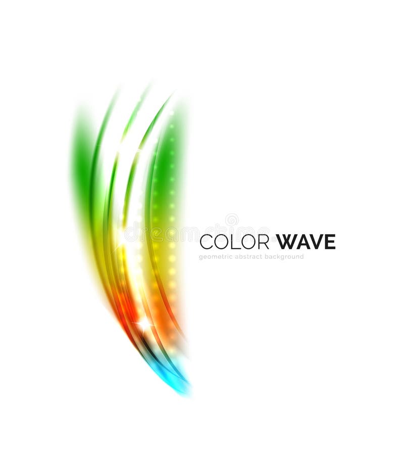 Shiny Color Lines on White Background - Motion Stock Vector ...