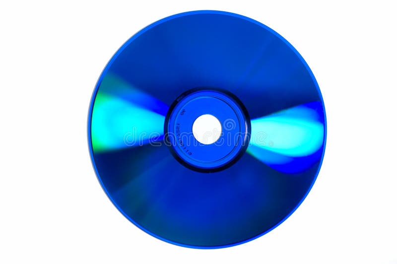 Shiny Colored Glares on Blue CD/DVD Stock Image - Image of glare, blank ...