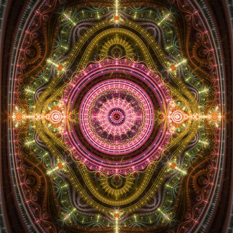 Shiny Colorful Clockwork Pattern Stock Illustration - Illustration of ...