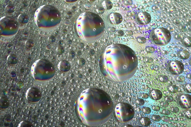 Colored water drops stock photo. Image of beauty, closeup - 6077612