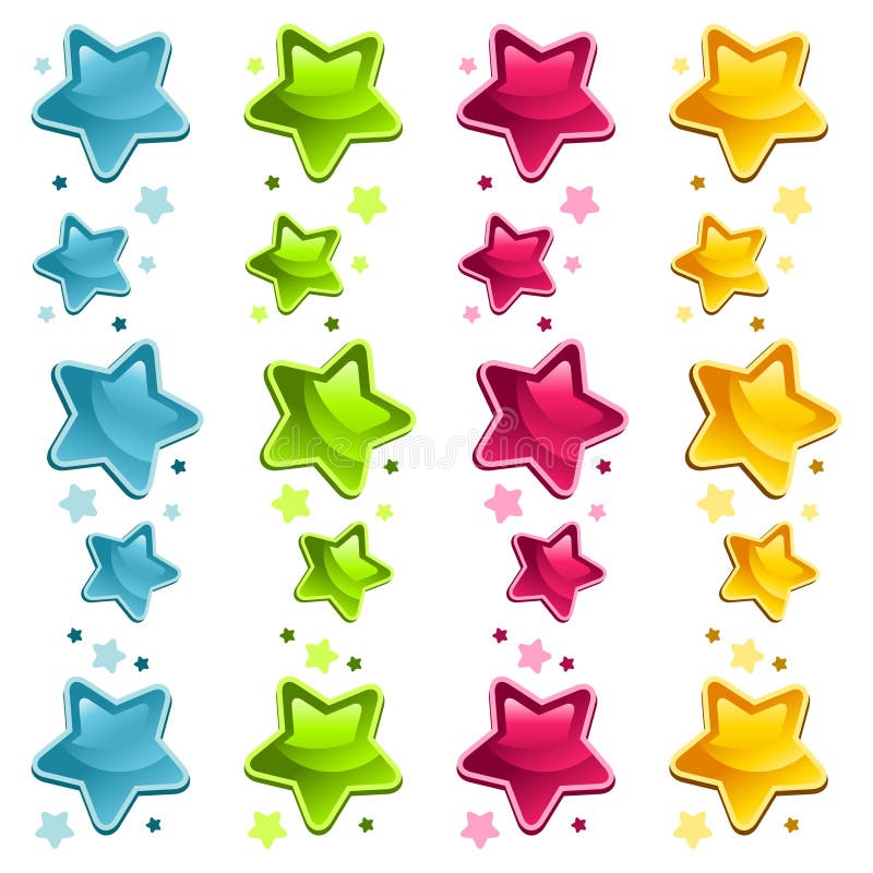 Colorful Stars Background stock vector. Illustration of blue - 6067908