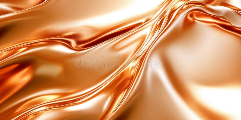 Shiny Copper Metal Texture Background. Generative AI. Stock Illustration - Illustration of ...