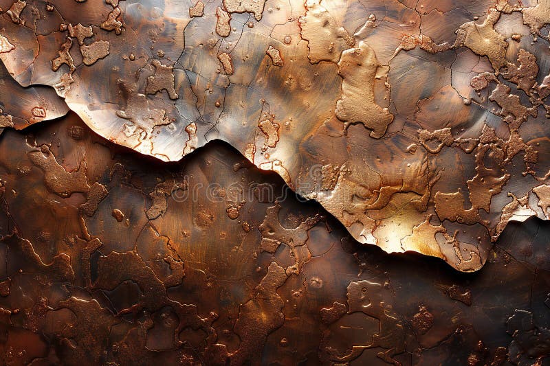 A Shiny Copper Metal Texture with Soft Reflections, Perfect for Adding Depth and Realism To Your ...