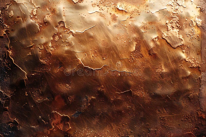 A Shiny Copper Plate Texture with Subtle Scratches and Glinting Light ...