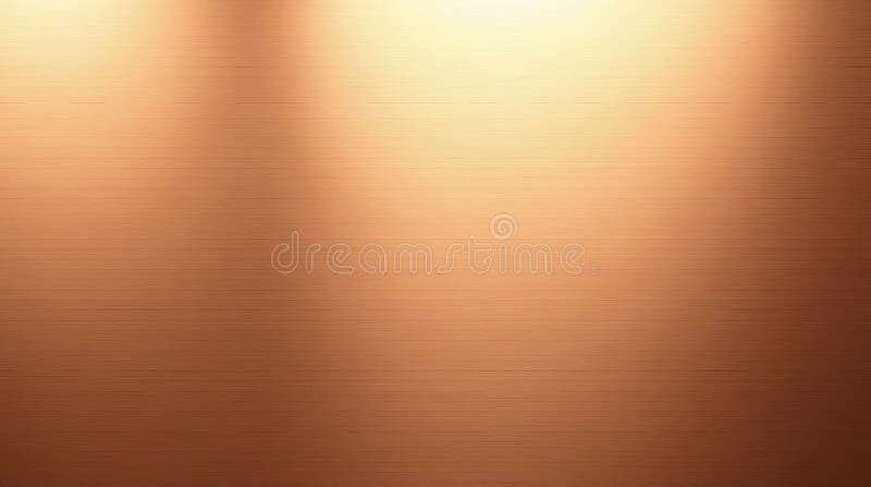 Shiny Copper Surface with Polished Bronze Luster Soft Highlights and ...