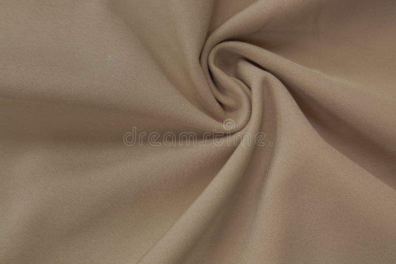 Shiny Cream Colored Polyester Fabric Stock Photo - Image of cloth ...