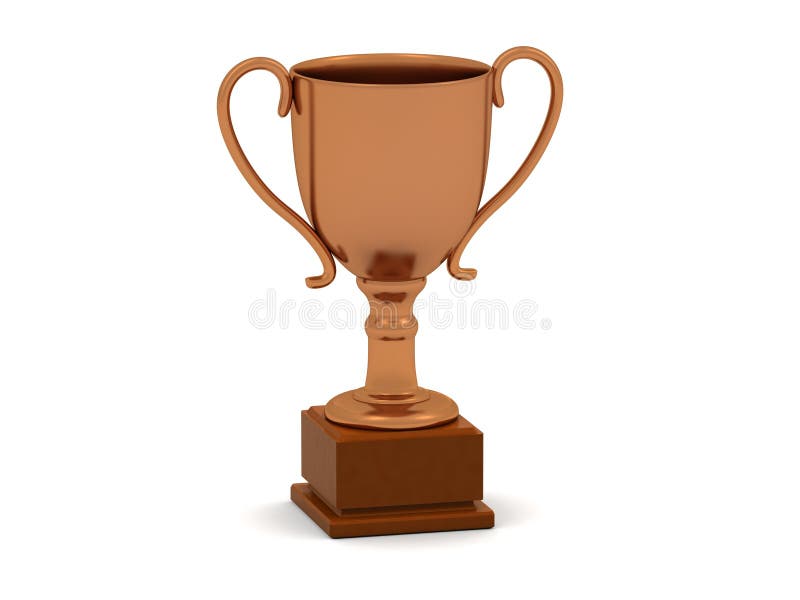 Bronze Trophy stock illustration. Illustration of trophy - 30276232