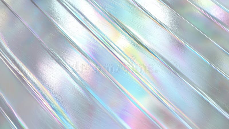 Shiny Diagonal Stripes Reflect Iridescent Light in a Modern, Elegant ...