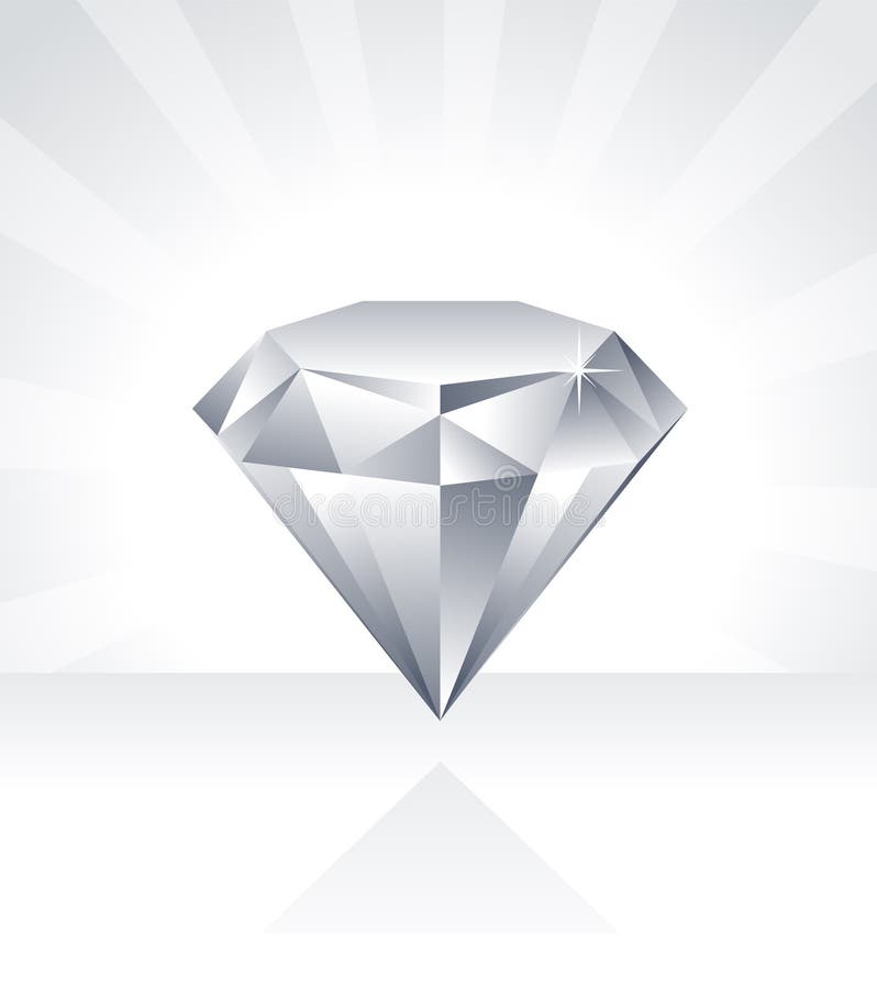 Shiny bright diamond stock vector. Illustration of collection - 14939039