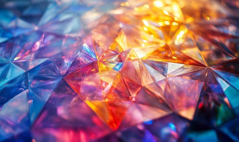 Shiny Diamond Pattern Creates Bright Presentation Backdrop, Colorful ...