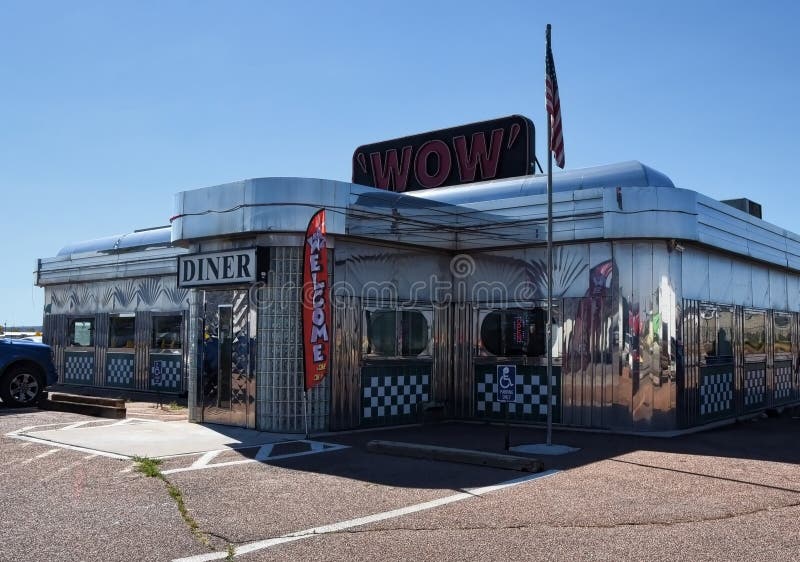 Retro Diner, Clad in Chrome Editorial Image - Image of metal ... Retro Diner, Clad in Chrome Editorial Image - Image of metal ...