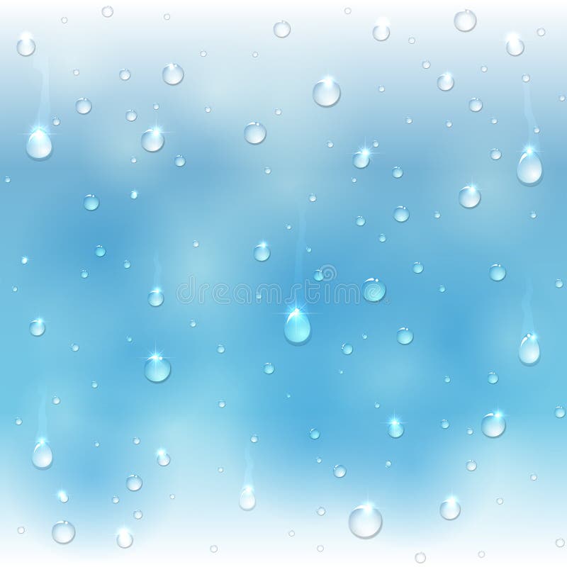 Shiny drops on window stock vector. Illustration of nature - 39476641