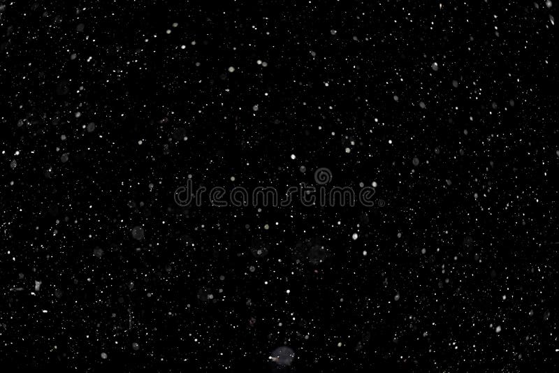 Shiny Dust on Black Background, Overlay Layer Stock Image - Image of ...