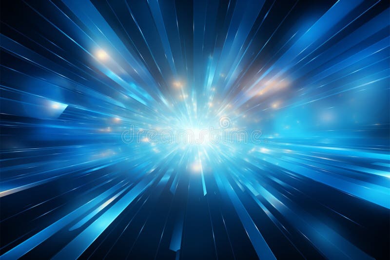 Shiny Elegance Blue Burst Pattern Creates a Bright Futuristic ...