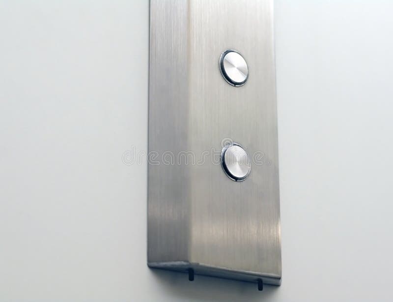 Shiny elevator buttons stock photo. Image of dark, business - 109198938