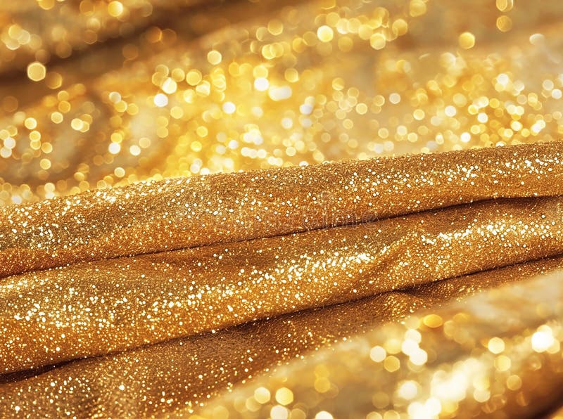 Shiny Festive Decorative Gold Background with Small Sequins Stock ...