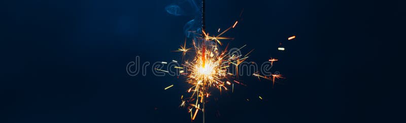 Sparkler in the Dark stock image. Image of cheerful, fire - 26092401