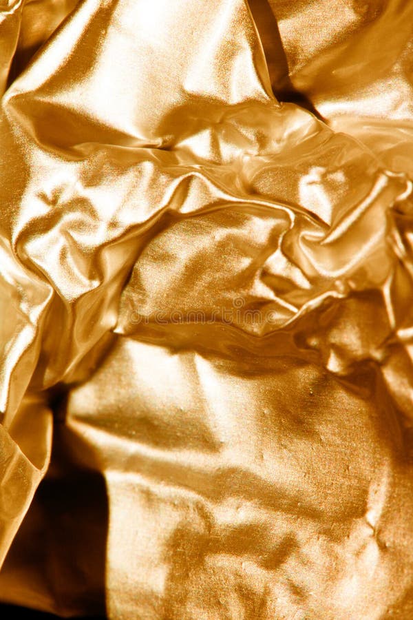 Shiny Foil Crumpled in Sharp Crumpled Metallic Gloss Background Gold ...