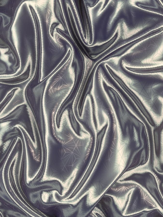Shiny Folded Metallic Cloth Background. Luxury Cloth Design with ...