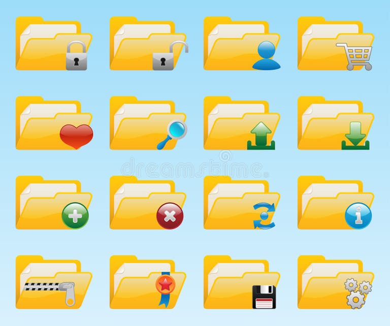 Abstract Shiny Folder Icon Stock Illustrations – 533 Abstract Shiny ...