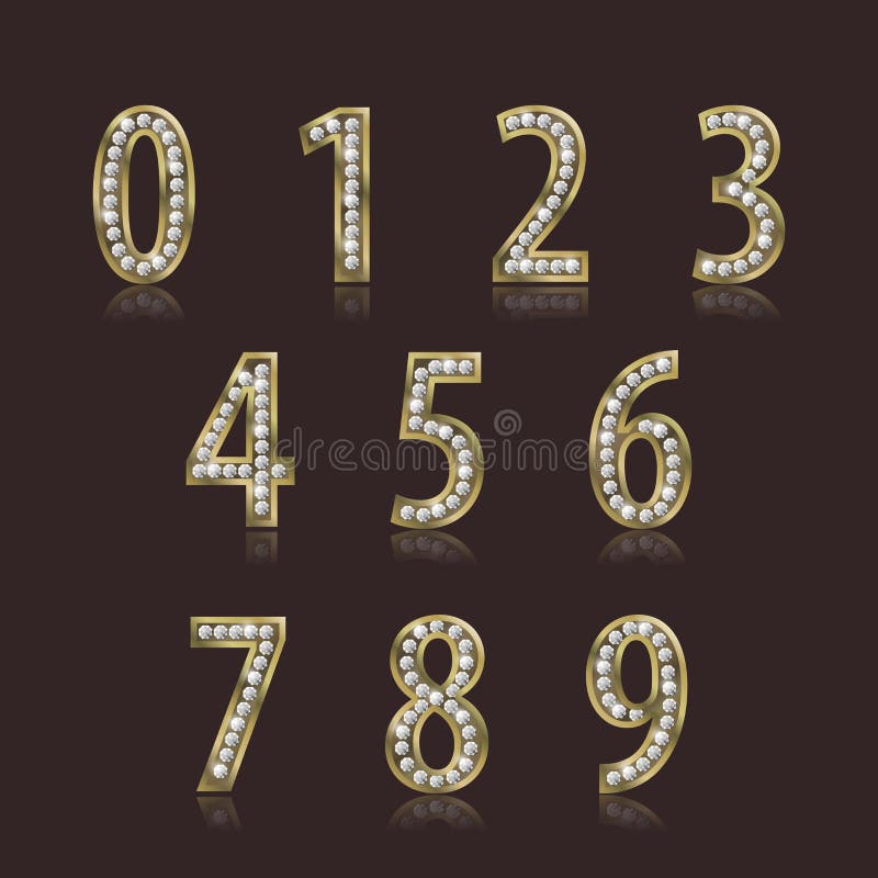 Gold Diamond Font Stock Illustrations – 7,928 Gold Diamond Font Stock ...