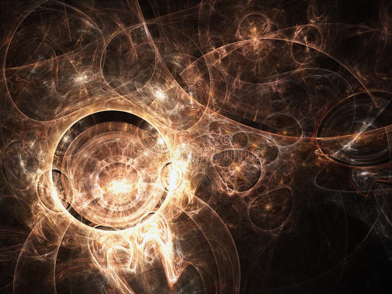 Shiny fractal machine stock illustration. Illustration of design ...