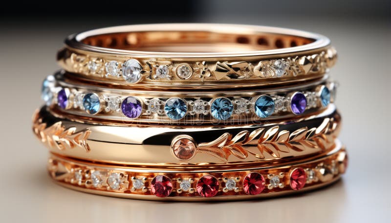 Shiny Gemstone Bracelet, a Symbol of Elegance and Wealth Generated by ...