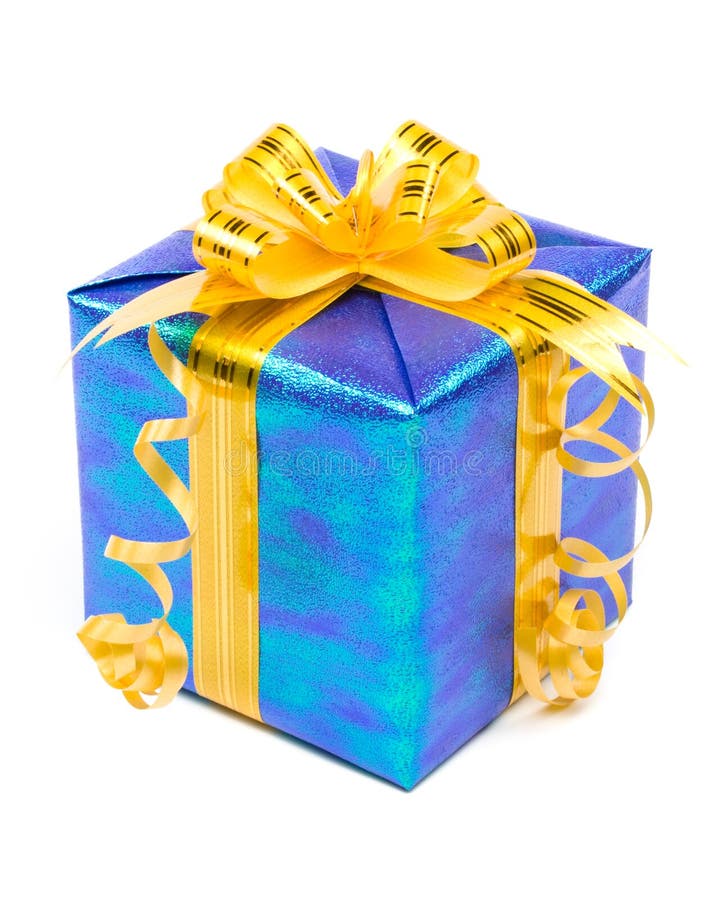 Shiny gift box stock photo. Image of ornate, closeup, cardboard - 6814592