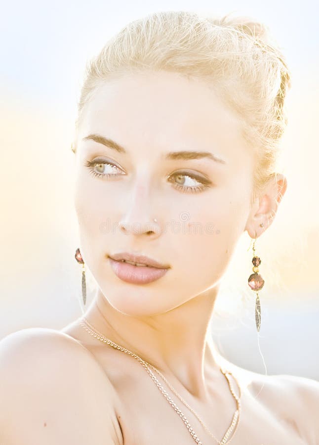 Shiny girl stock image. Image of femininity, white, shine - 15244799