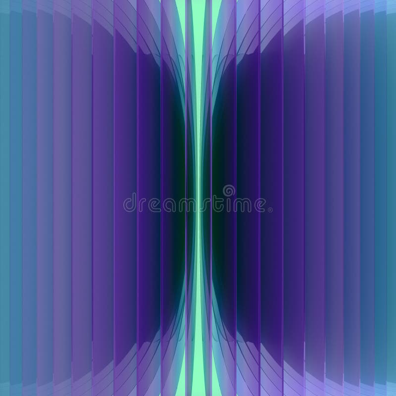 Shiny Glass Gradient Waves. Fancy Neon-colored Background. Modern 3d ...