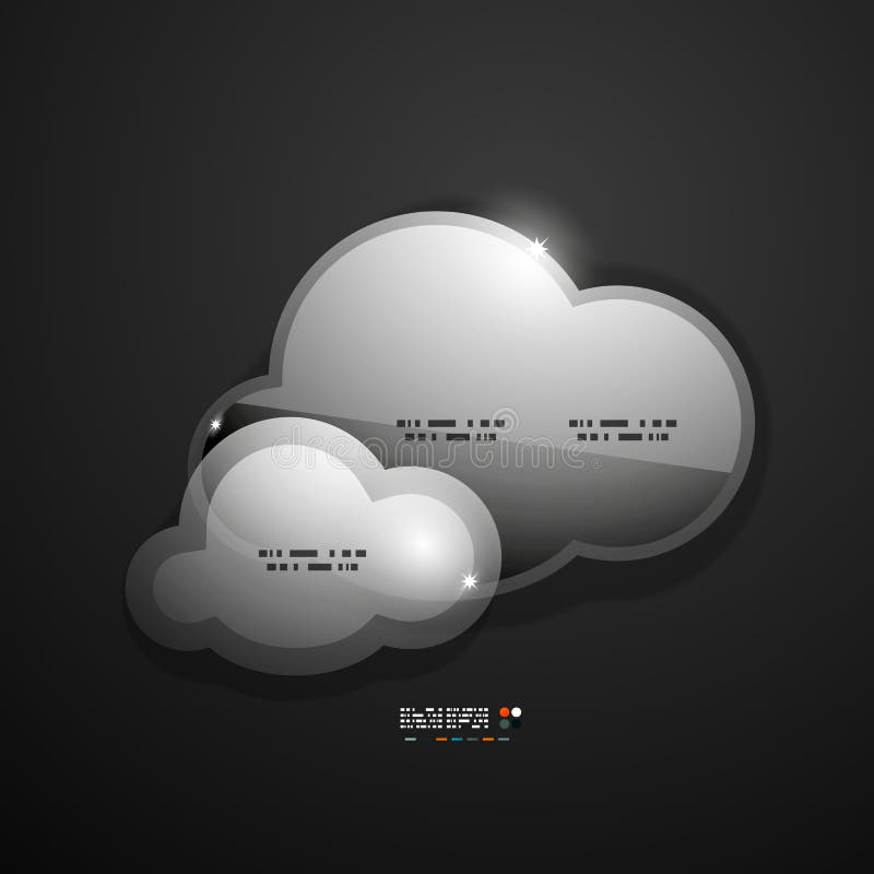 Shiny Glass Infographic Design Stock Vector - Illustration of menu ...