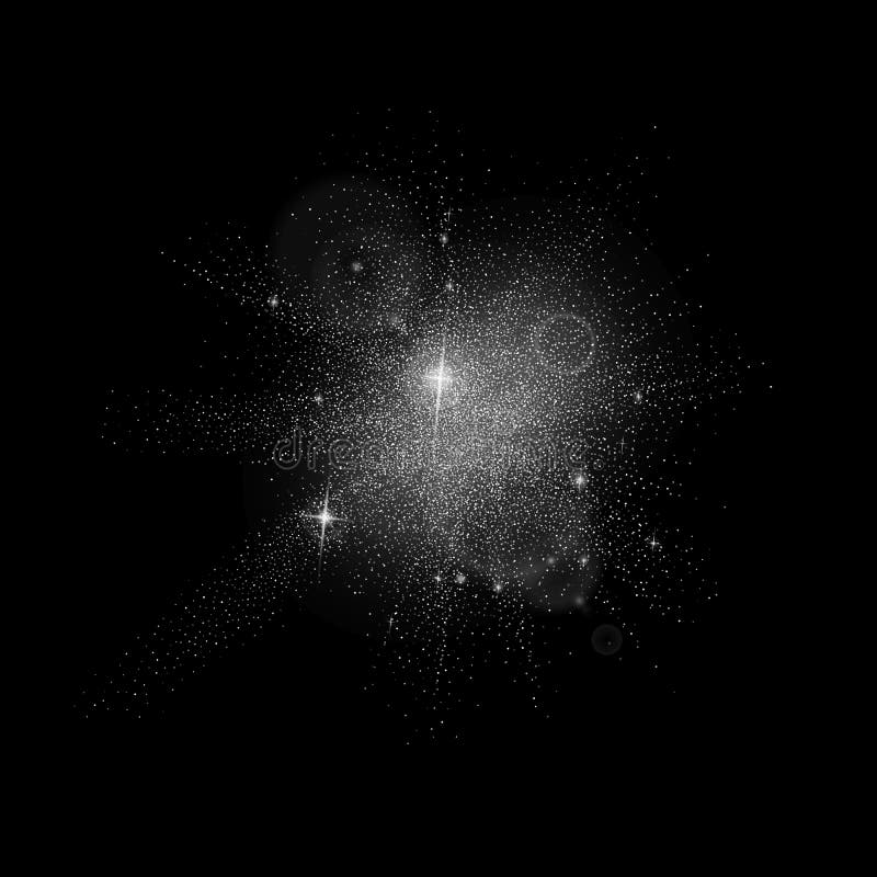 Shiny Glitter, Glow Light Effect Stock Vector - Illustration of ...