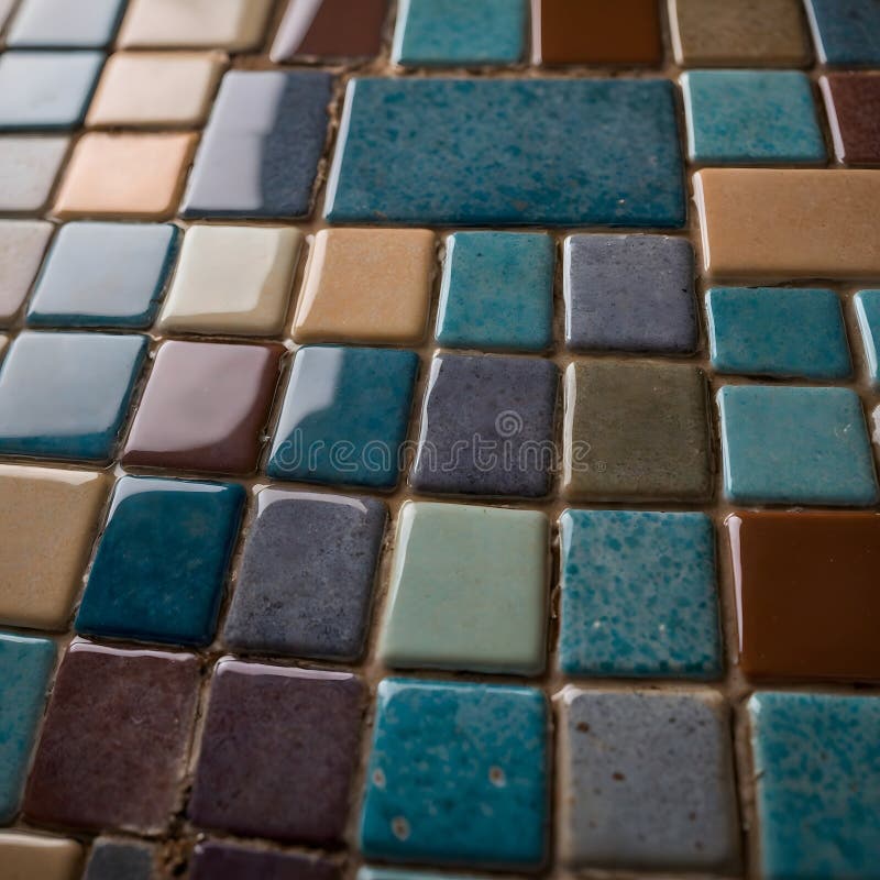 Shiny Glossy Ceramic Tiles with Light Reflection and Subtle Color ...