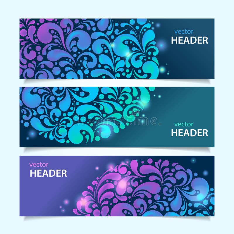 Shiny glowing banners stock vector. Illustration of energy - 76715484