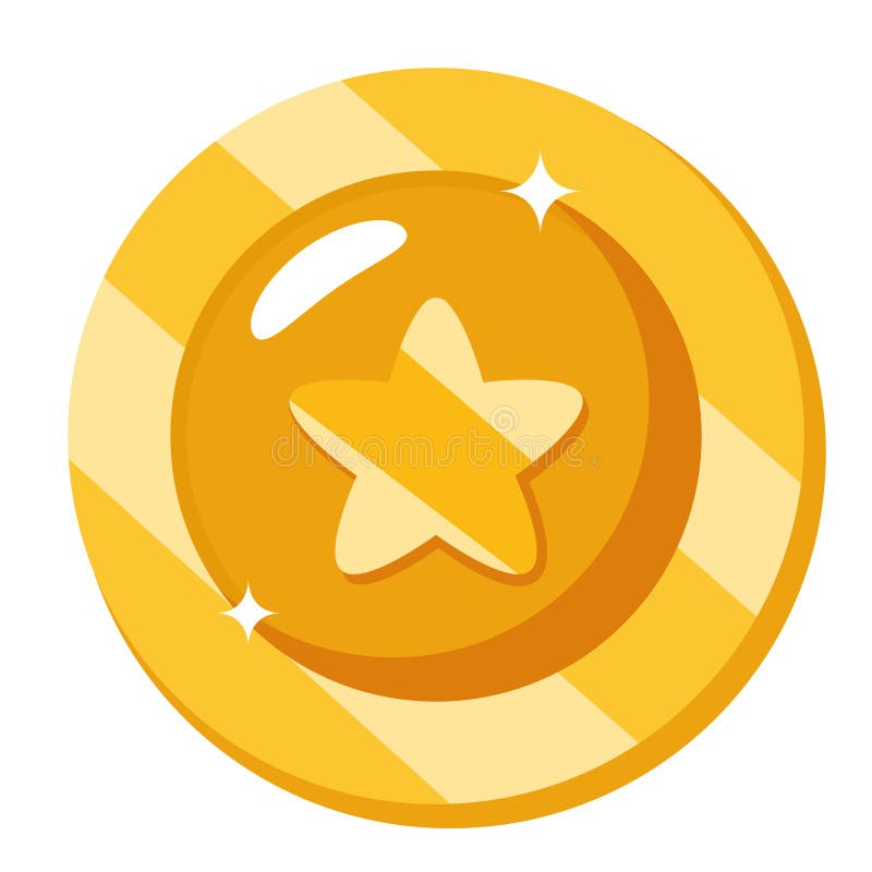 Gold coin icon stock vector. Illustration of money, wealth - 357177950