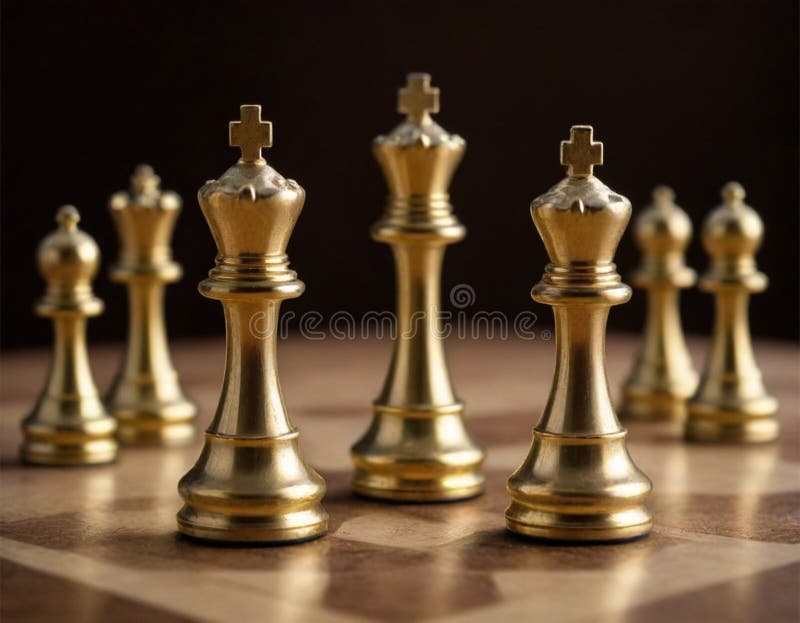 Shiny Gold Colored Chess Pieces Stock Illustrations – 3 Shiny Gold ...