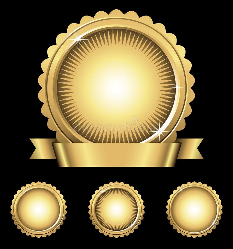 Metallic Seals Stock Illustrations – 192 Metallic Seals Stock ...