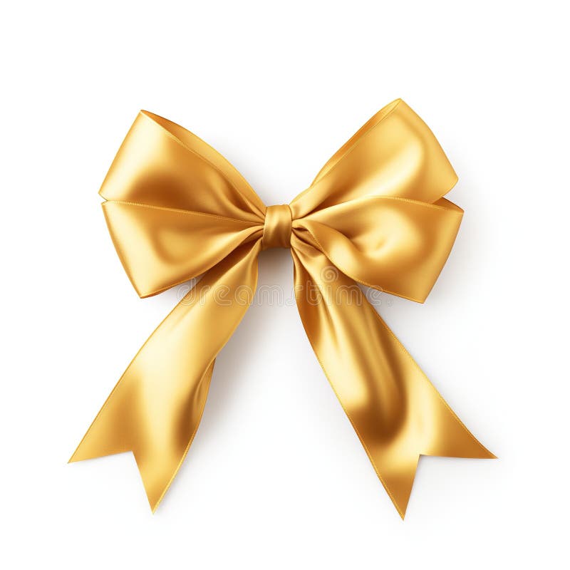 Shiny Gold Ribbon on a Transparent Background Stock Illustration ...