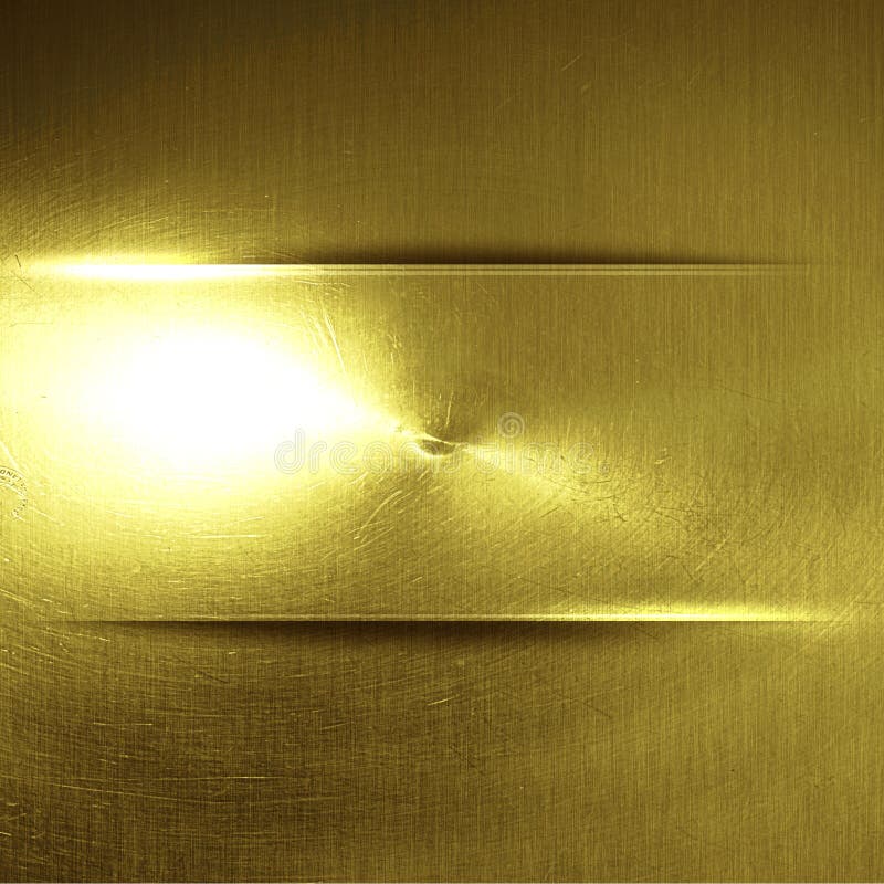 Shiny Gold Wall. Golden Background. Stock Illustration - Illustration ...
