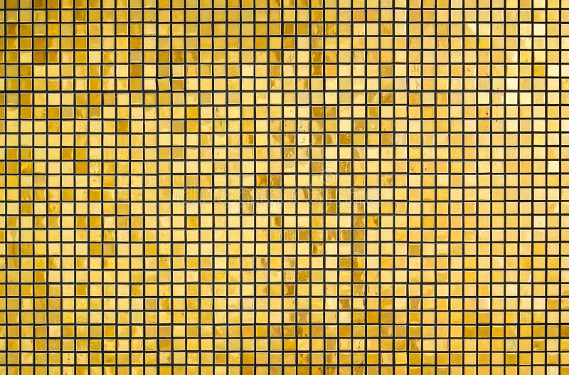 Shiny Golden Square,Bright Abstract Mosaic Golden Background with Gloss ...
