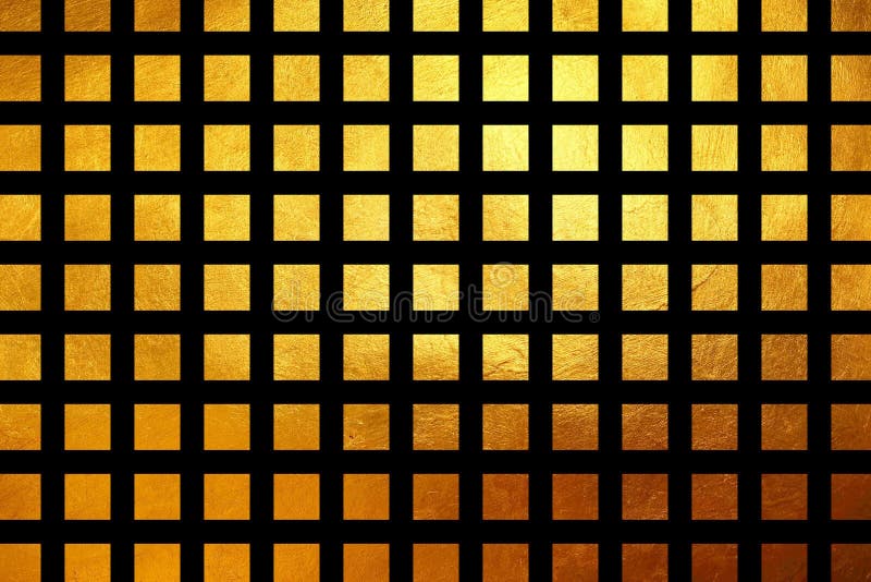 Square Pattern Golden Texture Shiny Luxury Abstract Background Stock ...