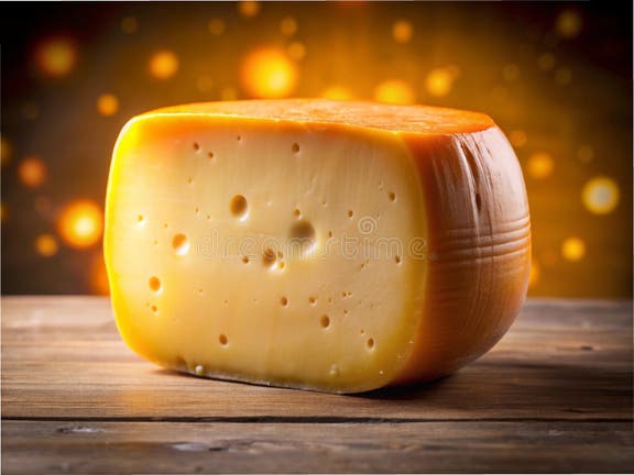Shiny Gouda Texture Under Light Stock Illustration - Illustration of ...