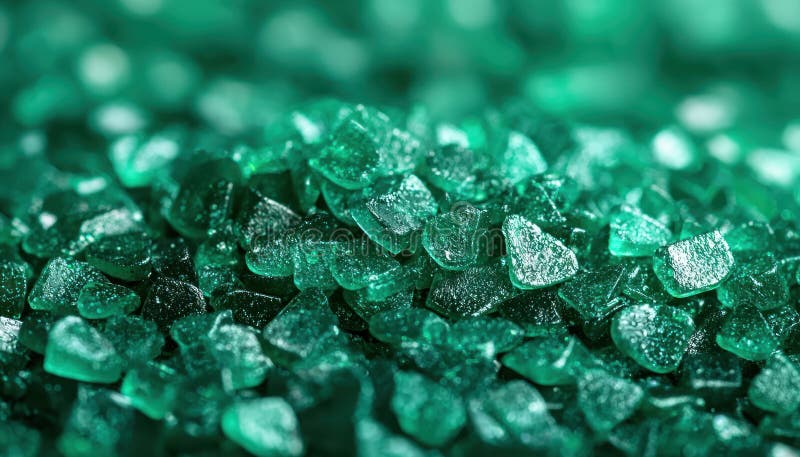 Shiny Green Crystals Create Vibrant Texture, Perfect for St. Patrick ...