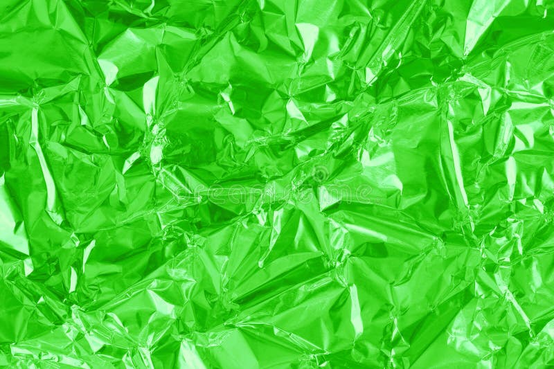 Shiny Green Lime Foil Texture Background, Pattern of Wrapping Paper ...
