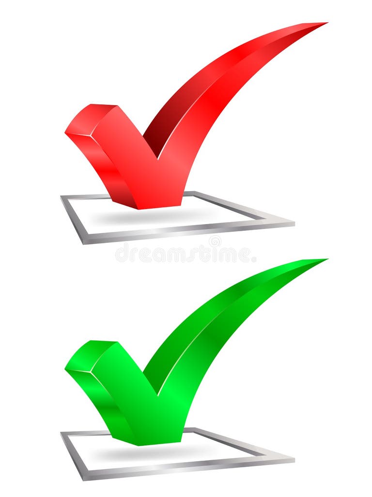 Red Check Marks Stock Illustrations – 2,815 Red Check Marks Stock ...