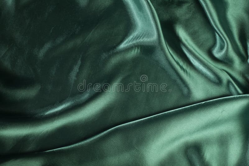 Shiny green satin fabric stock photo. Image of sensual - 38426422