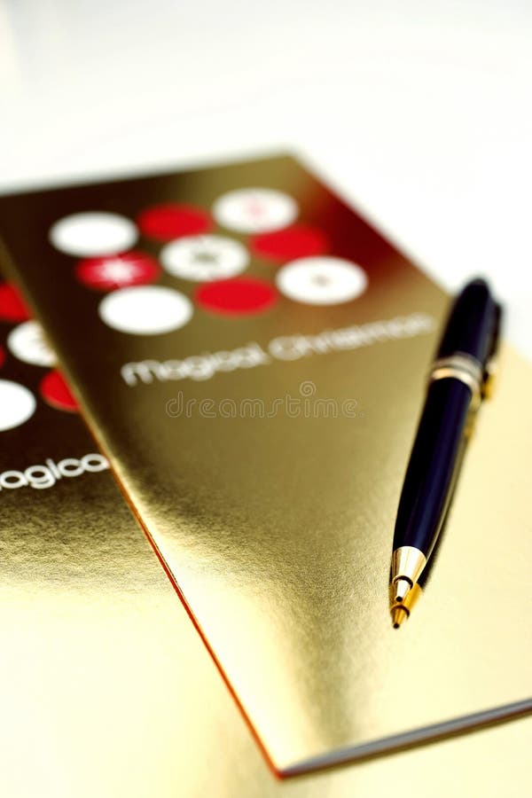 Shiny Greeting Cards. Conceptual Image Shot Stock Image - Image of ...