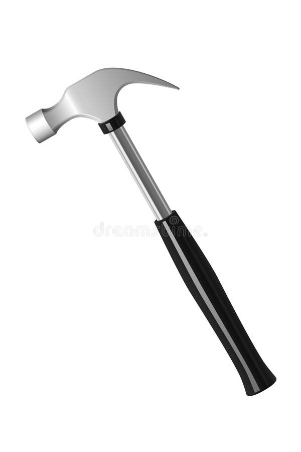 Hammer Silhouette stock vector. Illustration of isolated - 10642026