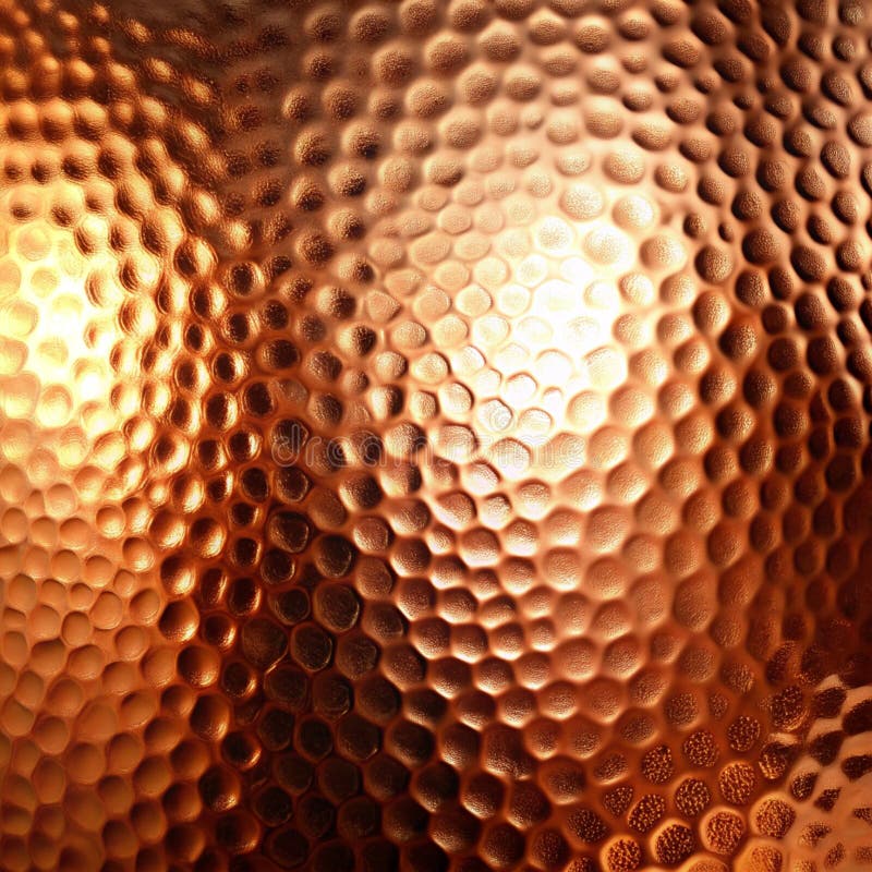 Shiny Hammered Copper Texture for Luxury Design Stock Illustration ...
