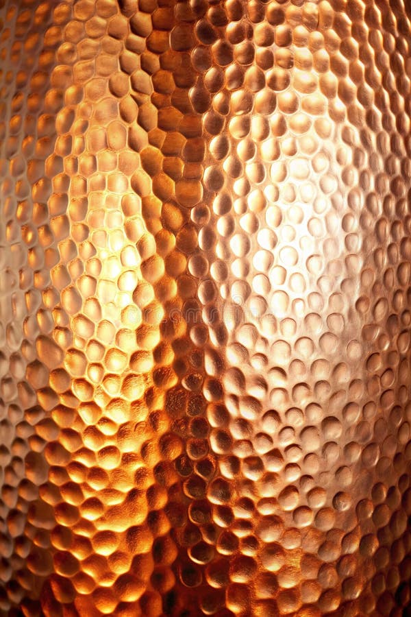 Shiny Hammered Copper Texture for Luxury Design Stock Illustration ...